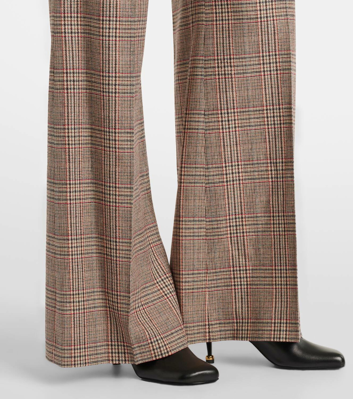 Chloé Prince of Wales check wide-leg pants Chloe
