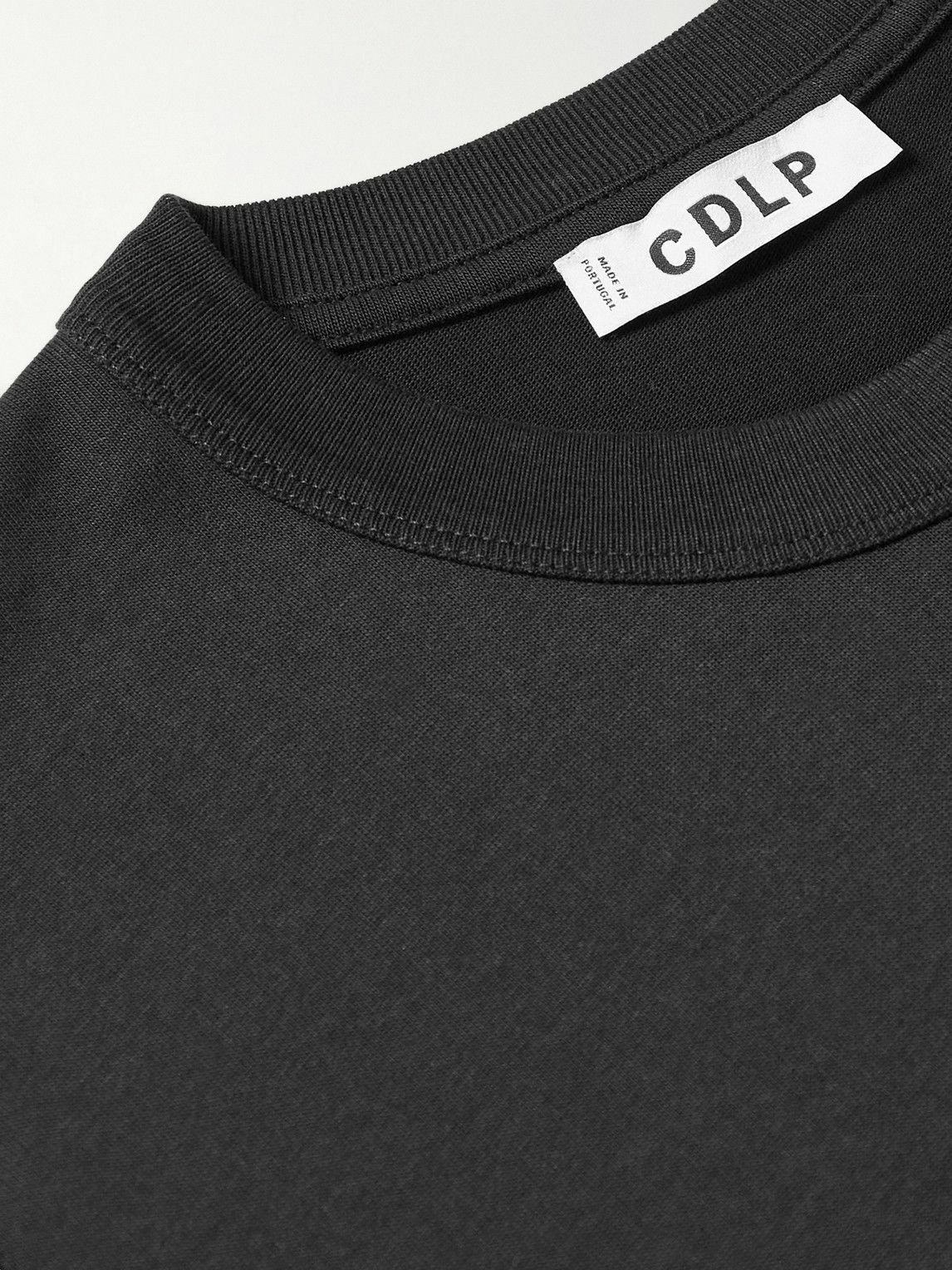 CDLP - Logo-Print Lyocell and Pima Cotton-Blend Jersey T-Shirt - Black CDLP