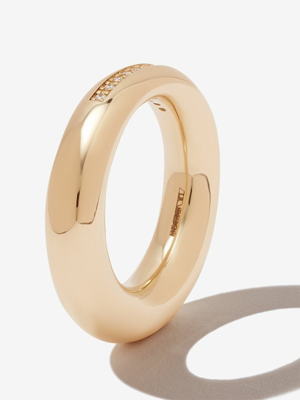 Lauren Rubinski 14K Yellow Gold Puffy Diamond Ring Lauren Rubinski