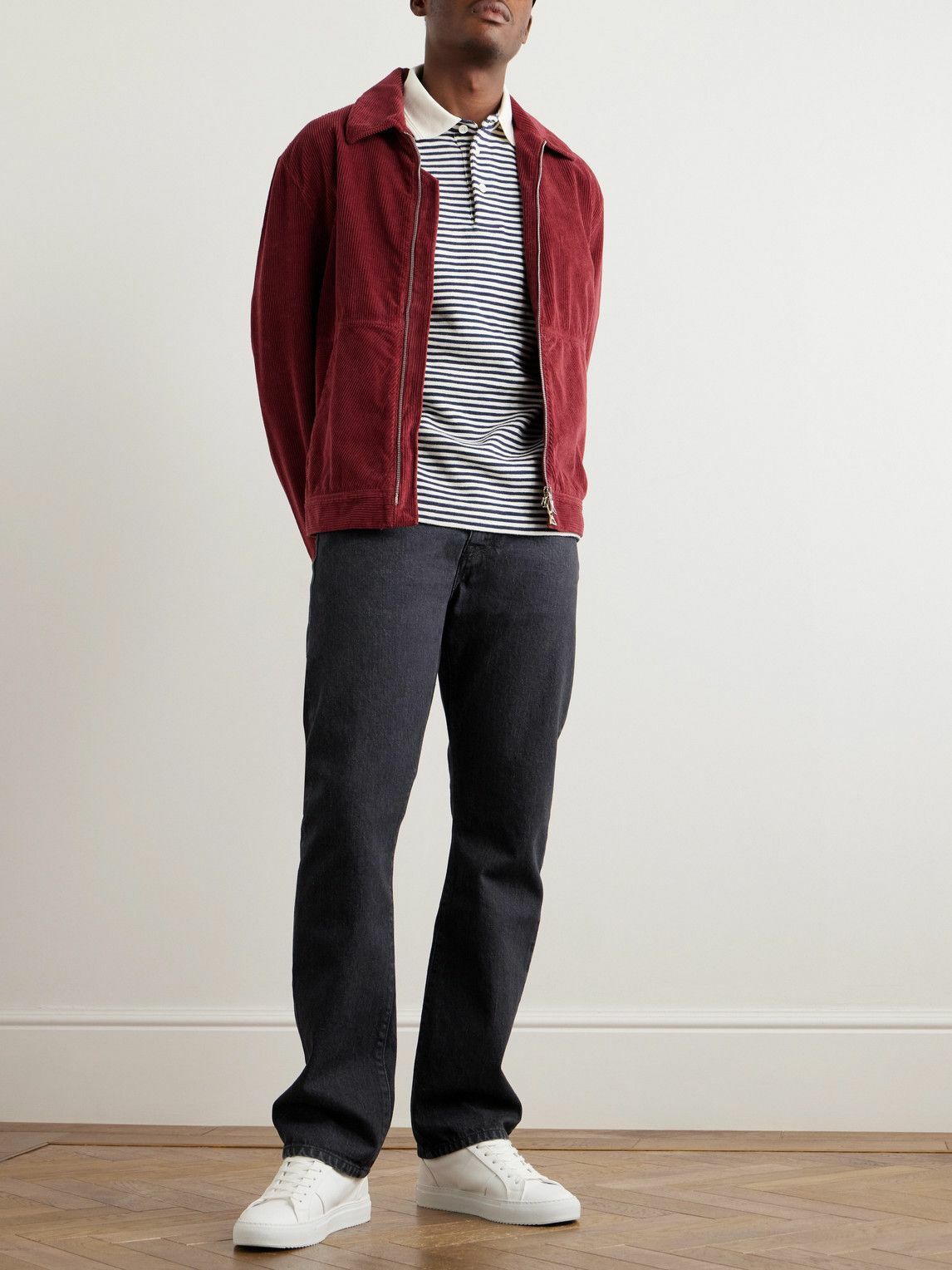 Mr P. - Straight-Leg Organic Jeans - Black Mr P.