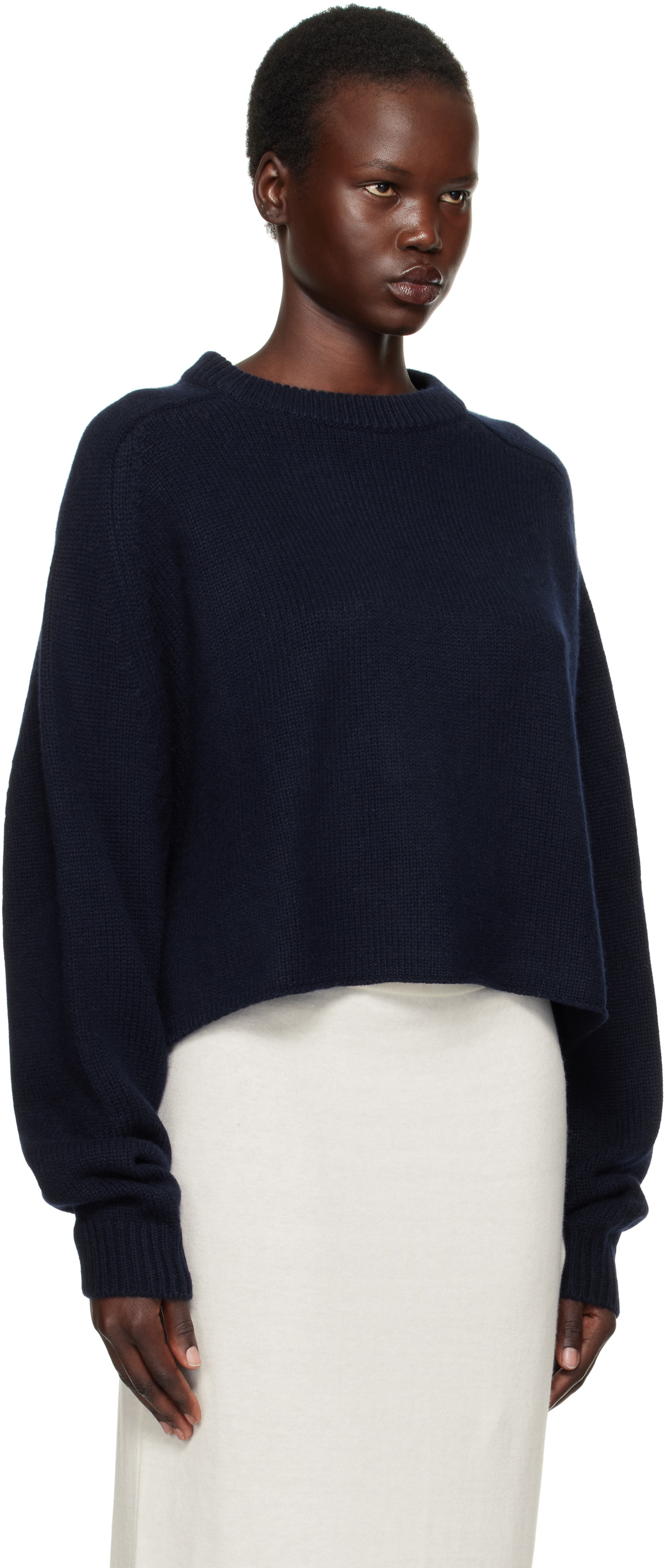 LISA YANG Navy Karine Sweater Lisa Yang