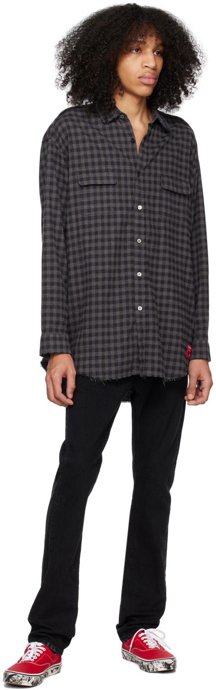 Undercoverism Black D-Ring Jeans Undercoverism