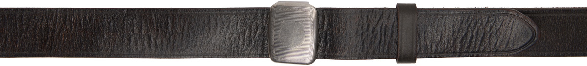 RRL Black Leather Belt RRL