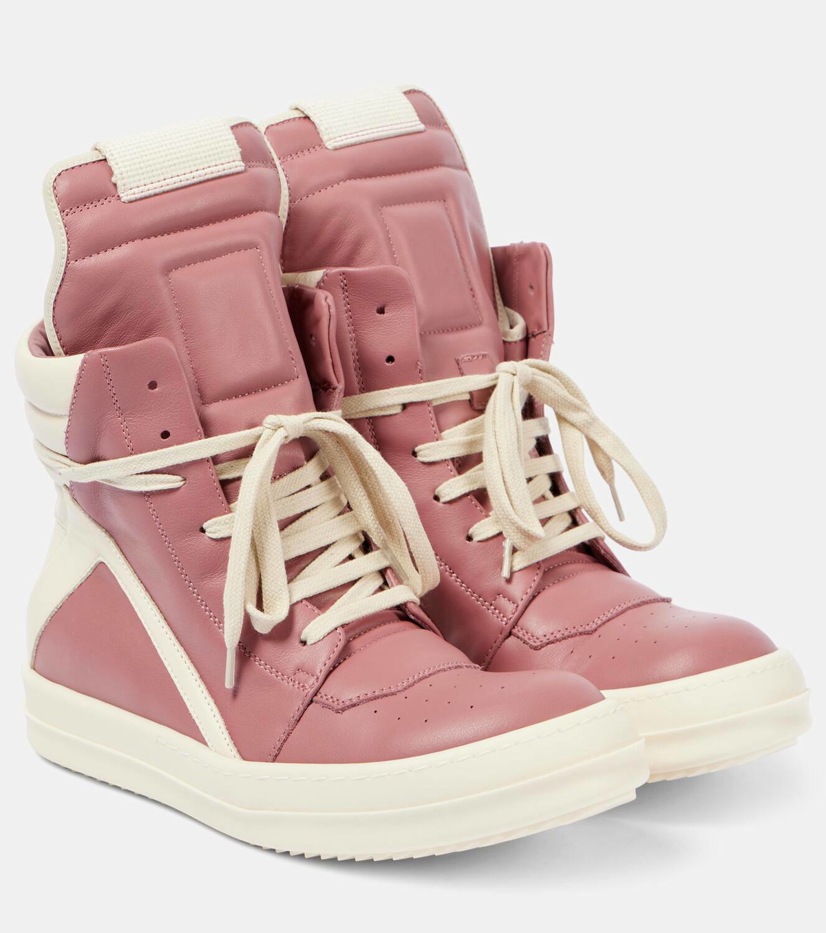 Rick Owens Geobasket leather high-top sneakers Rick Owens