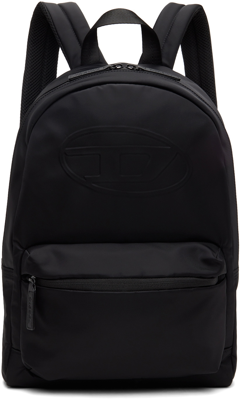 Diesel Kids Black Embossed Backpack Diesel