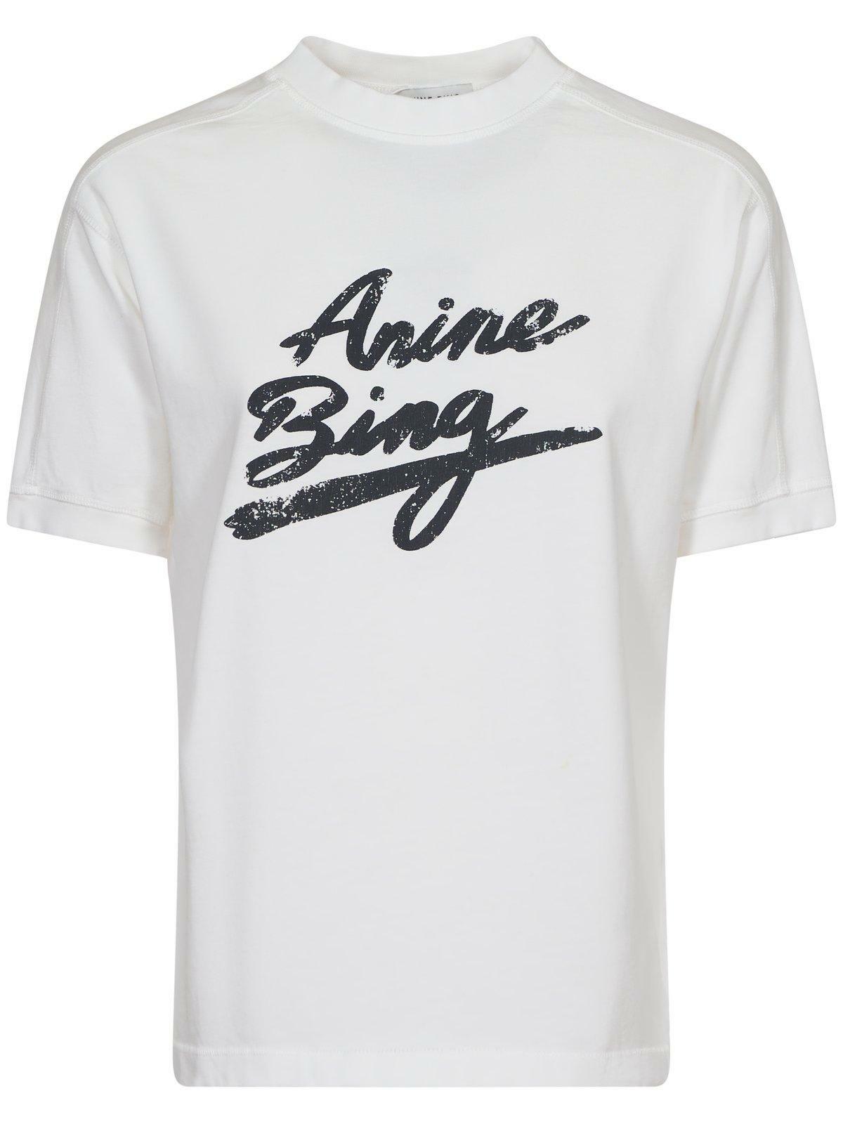 Anine Bing Jaylin Logo Printed T-shirt ANINE BING