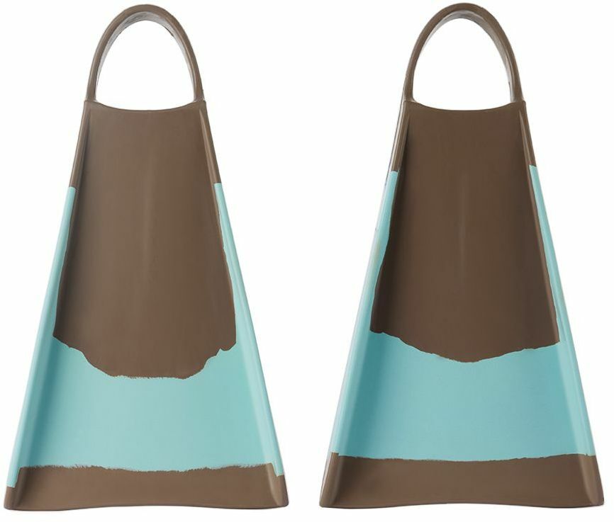 Yucca Fins Brown & Blue Soft Flex Flippers