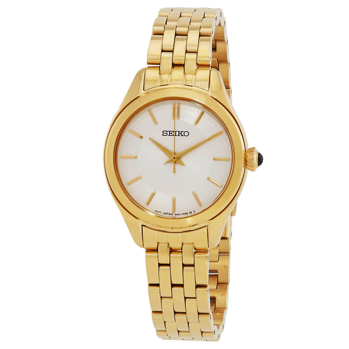 Seiko Quartz White Dial Ladies Watch SUR538P1 Seiko