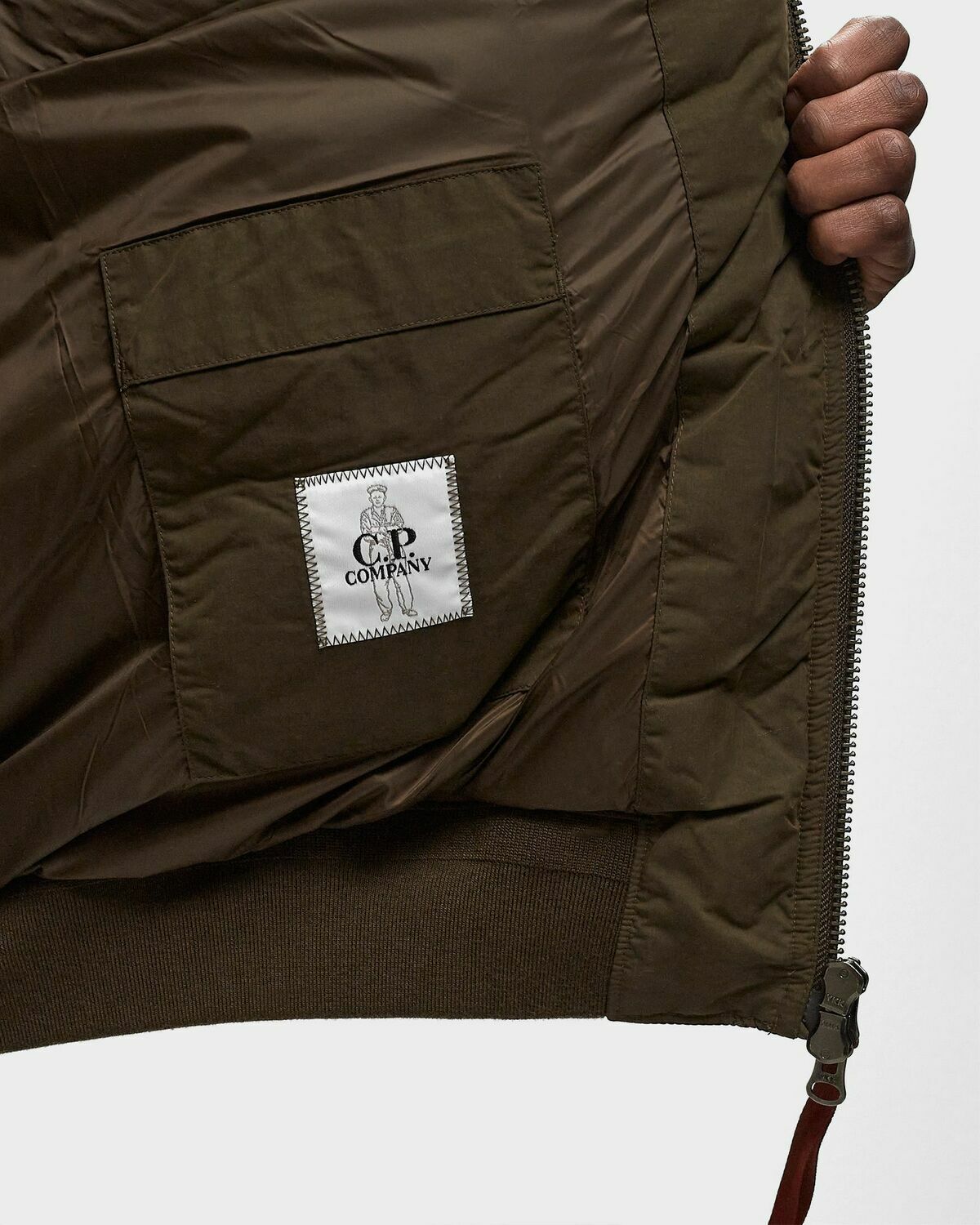 Adidas X CP COMPANY SPZL FLY JKT Brown Mens Bomber Jacket adidas