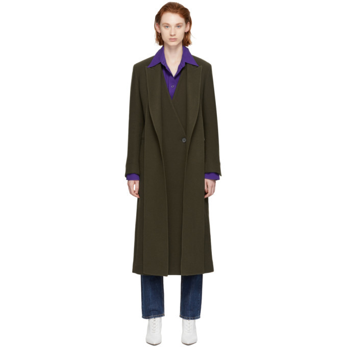 Ports 1961 Khaki Layered Overcoat Ports 1961