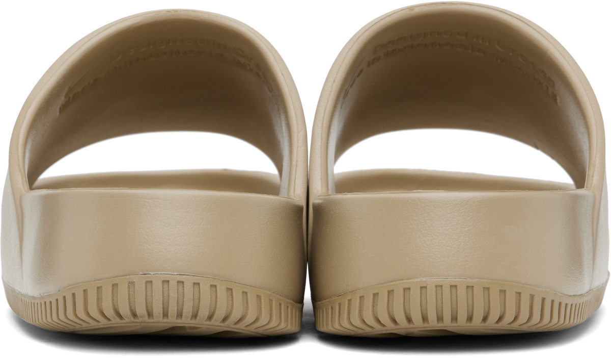 Nike Beige Calm Slides Nike