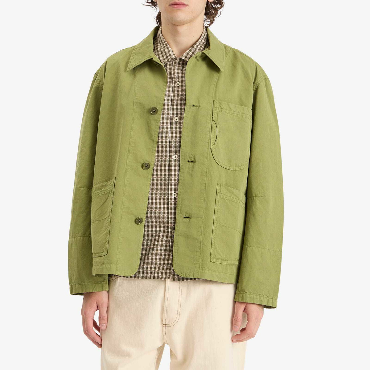 YMC Men's Construction Jacket in Green YMC