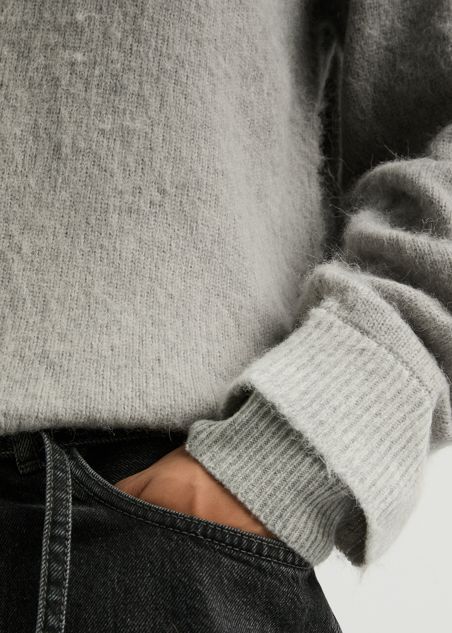 JW Anderson Dégradé Layered Alpaca-blend Jumper Grey JW Anderson