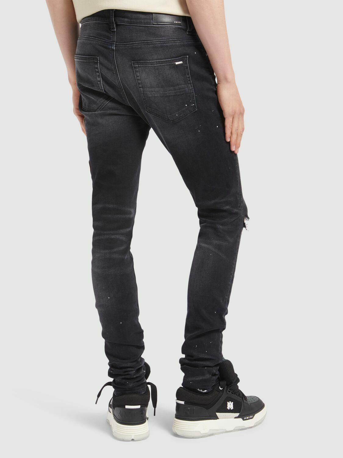AMIRI Vintage Patch Skinny Stretch Denim Jeans Amiri