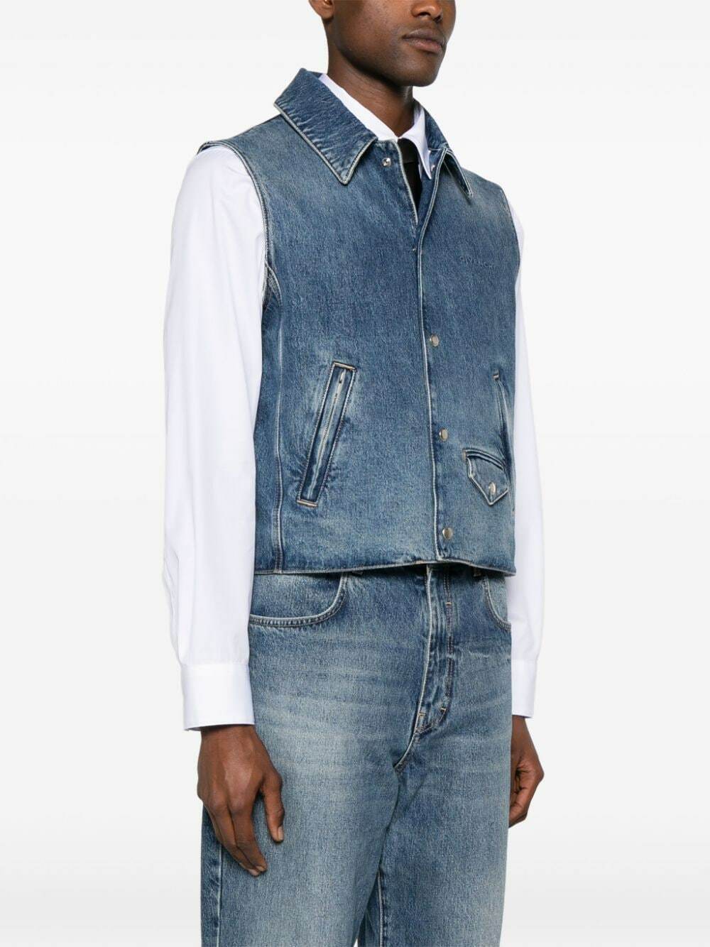 GIVENCHY - Denim Cotton Vest Givenchy