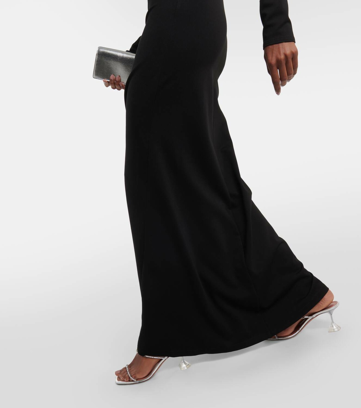 David Koma Crystal-embellished cut-out gown David Koma