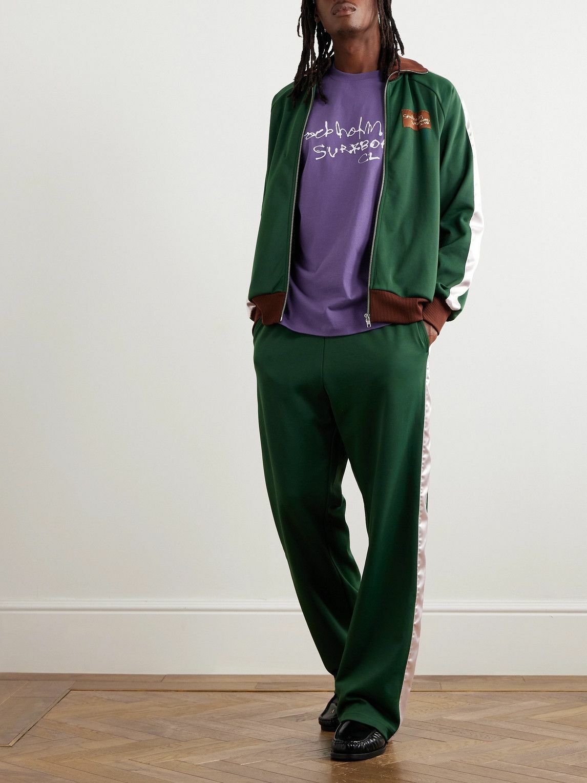 Stockholm Surfboard Club - Kil Logo-Print Organic Cotton-Jersey T-Shirt ...