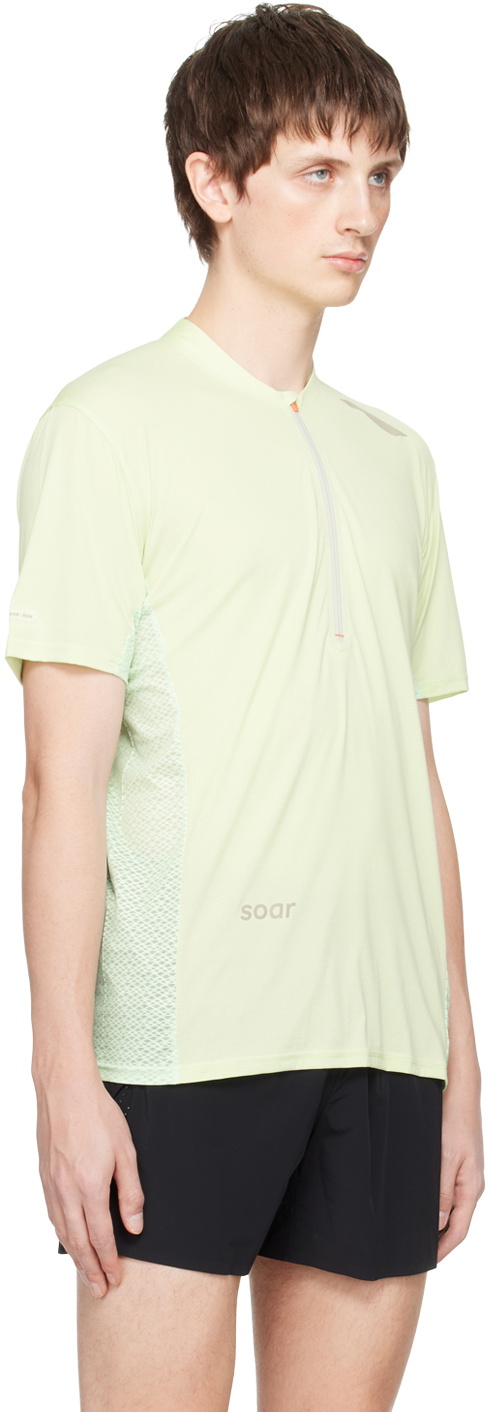Soar Running Green Half-Zip T-Shirt Soar Running