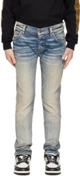 AMIRI Kids Blue Stack Jeans Amiri
