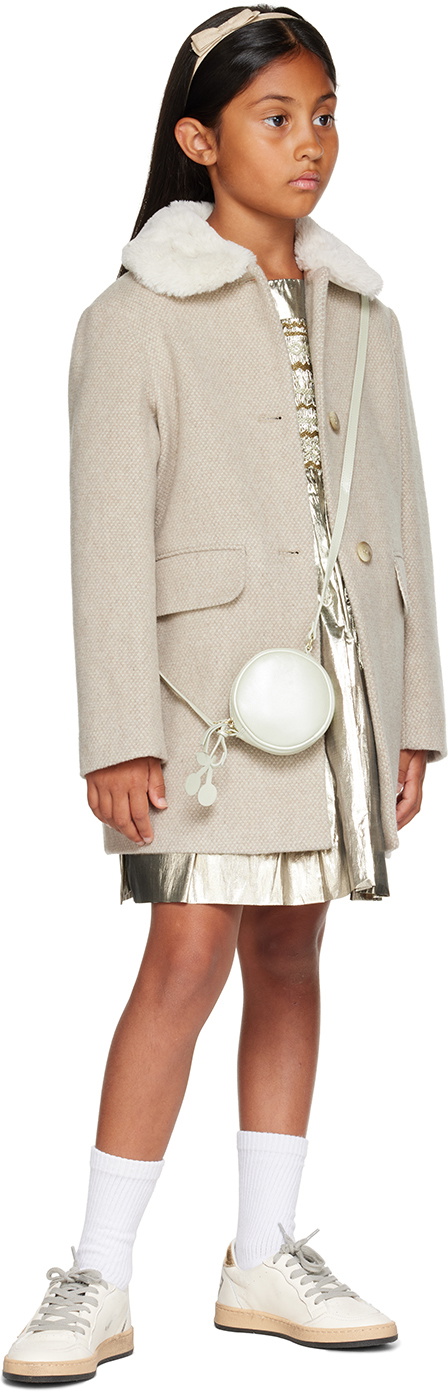Bonpoint Kids Gold Duchesse Dress Bonpoint
