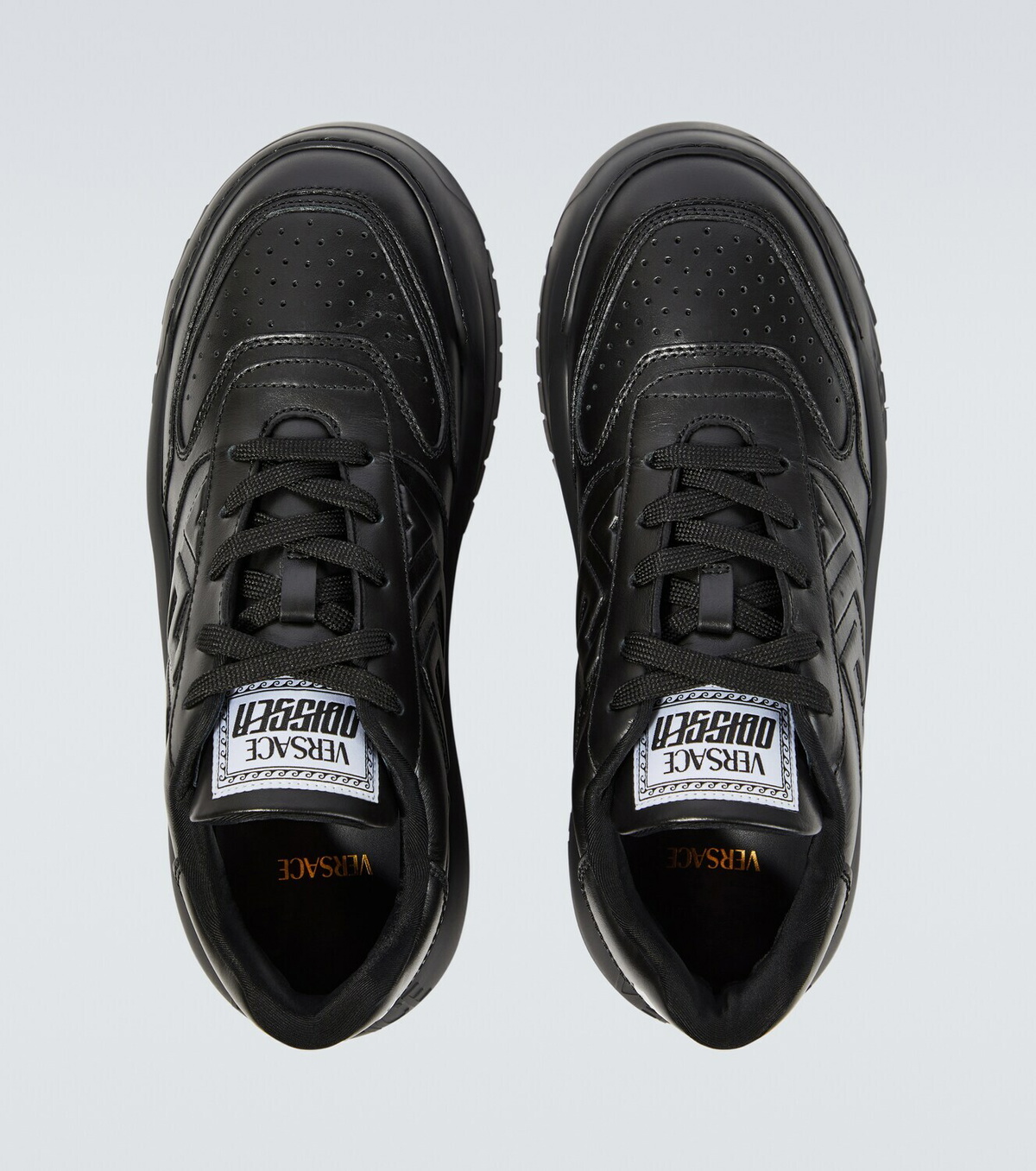 Versace Greca Odissea leather sneakers Versace