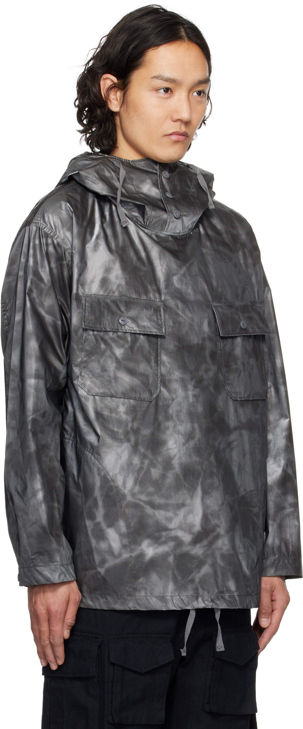 Engineered Garments Gray Cagoule Jacket Engineered Garments