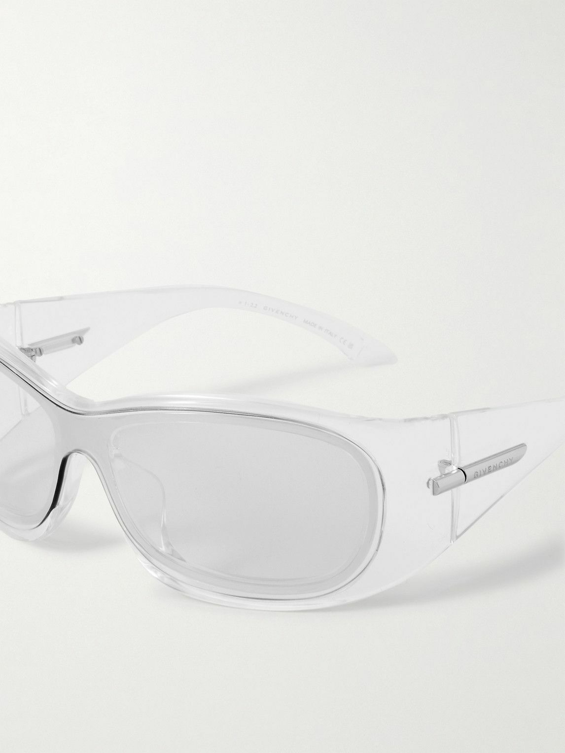 Givenchy - G180 Injected Wrap-Around Acetate Sunglasses Givenchy