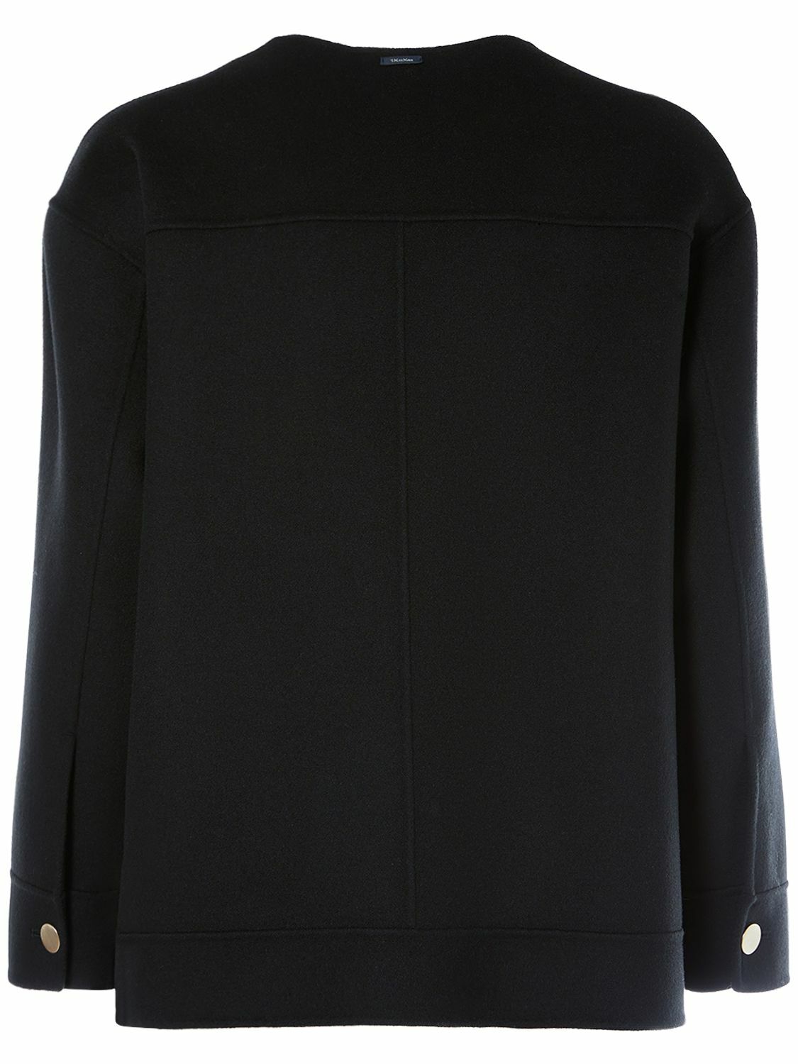 'S MAX MARA Florence Wool Collarless Jacket S Max Mara