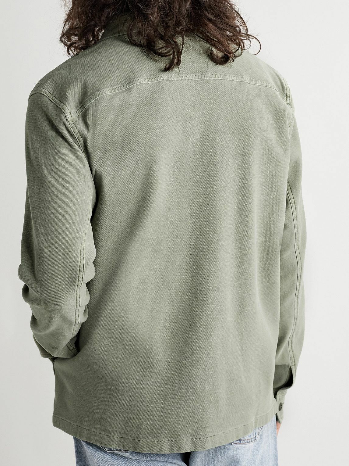 Faherty - Stretch Cotton-Blend Shirt Jacket - Green Faherty