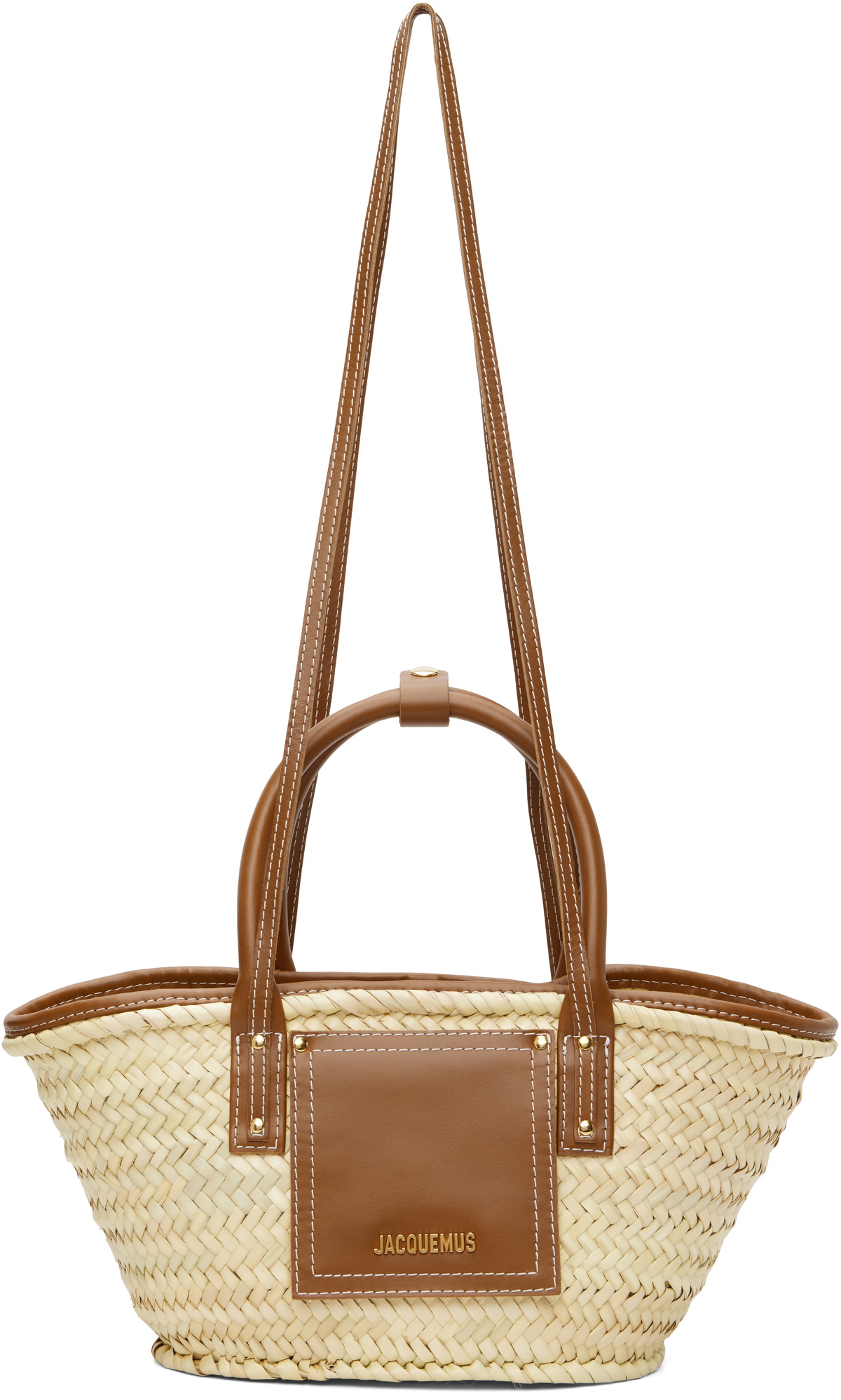 JACQUEMUS Brown Les Classiques 'The small Soli basket' Bag Jacquemus