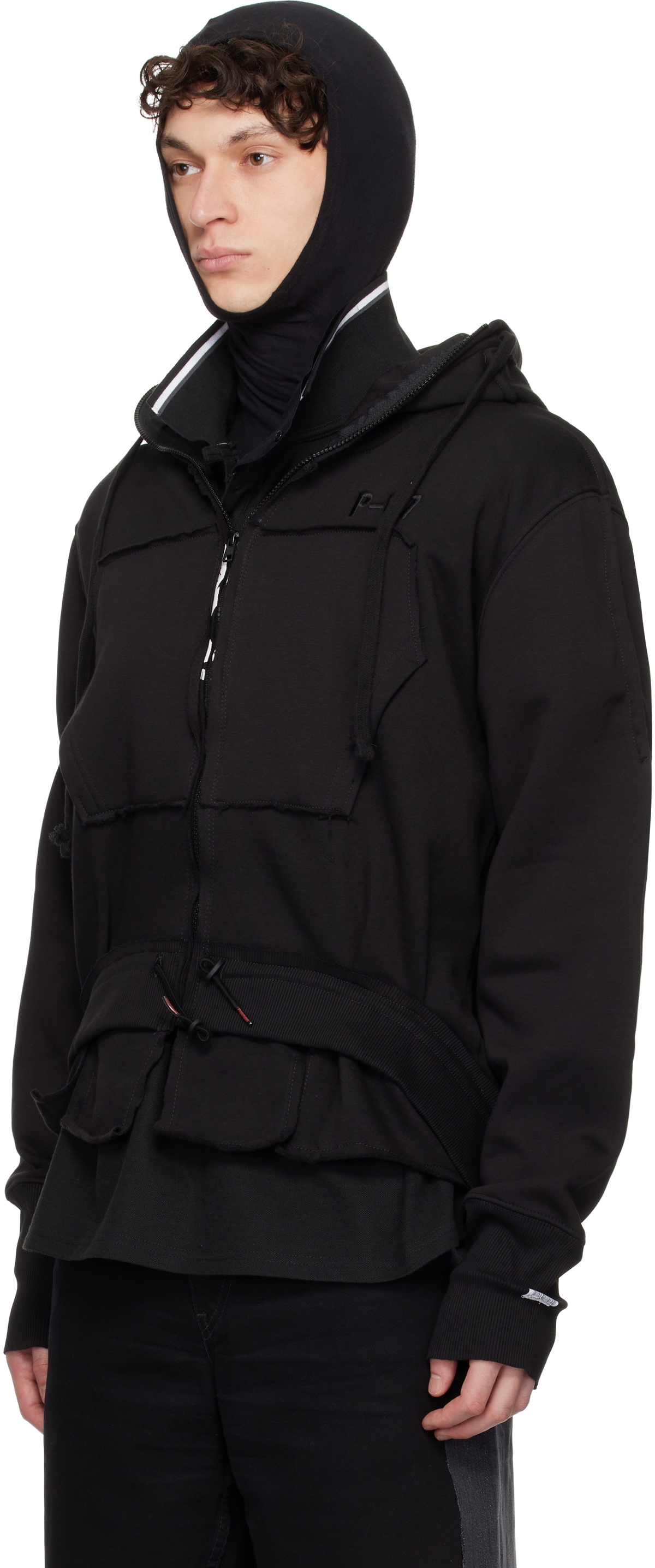 Prototypes Black Toggle Hoodie PROTOTYPES