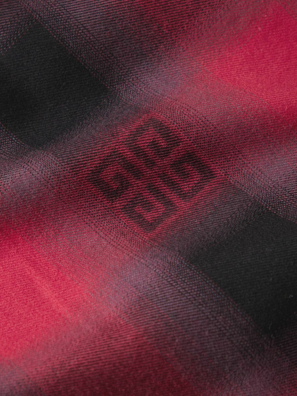 Givenchy - Logo-Print Quilted Checked Wool-Flannel Overshirt - Red Givenchy