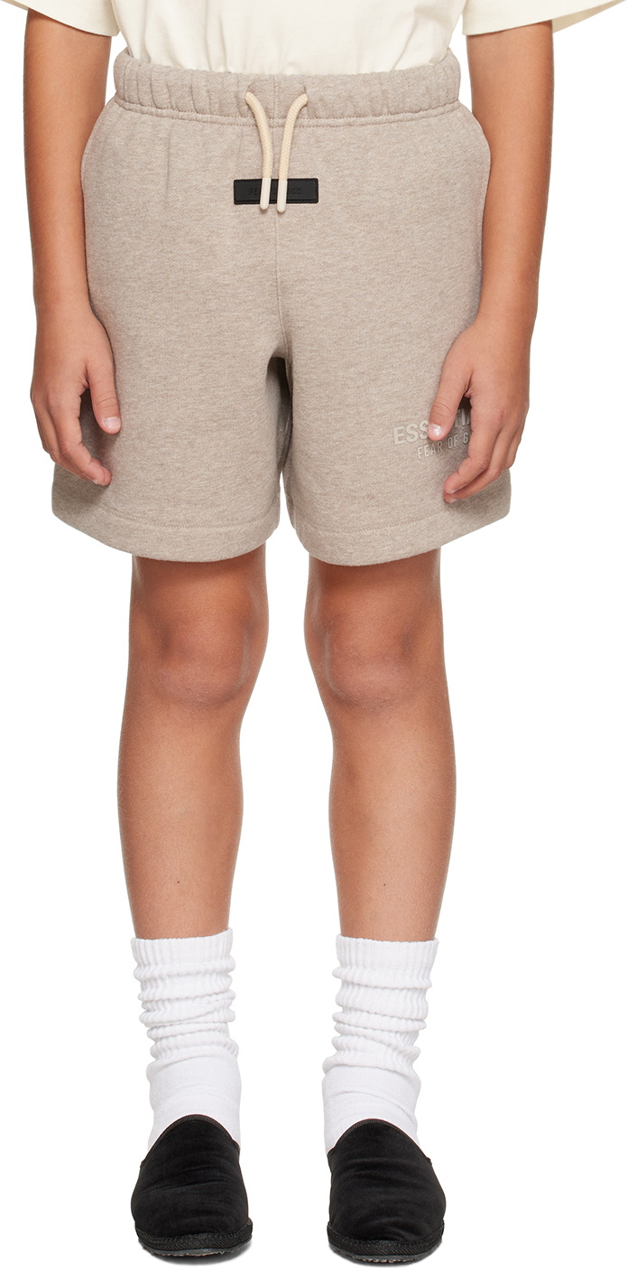 Fear of God ESSENTIALS Kids Beige Drawstring Shorts Fear Of God Essentials