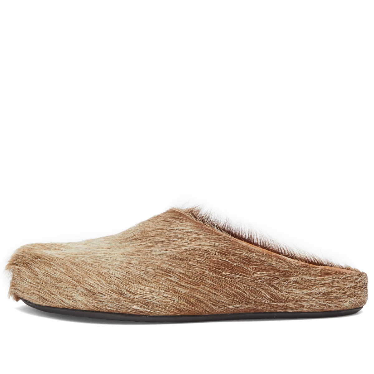 Marni Men's Fussbett Sabot Mule in Soft Beige Marni