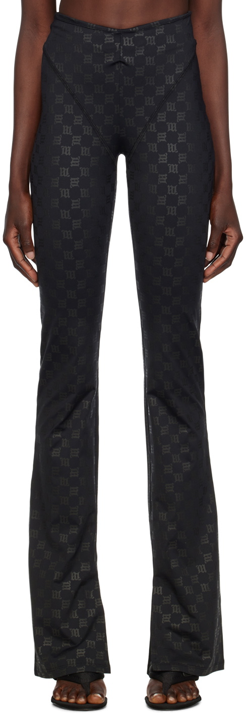 MISBHV Black Monogram Trousers MISBHV