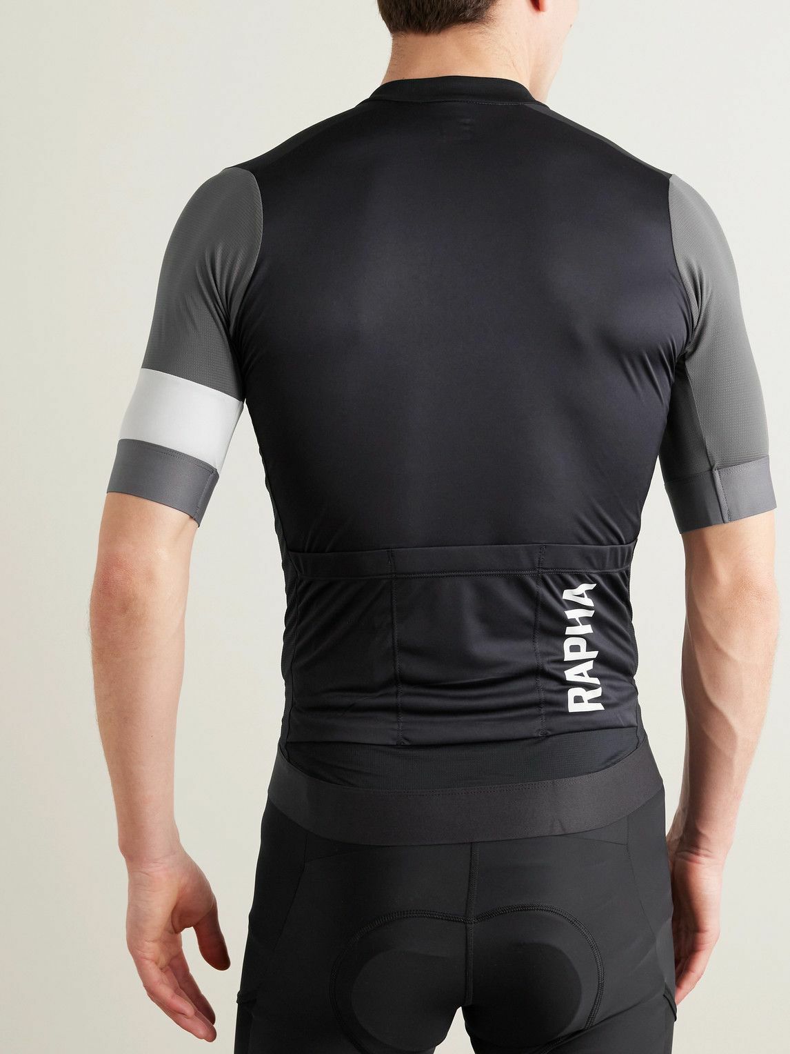 Rapha - Pro Team Mesh-Panelled Stretch Cycling Jersey - Black Rapha