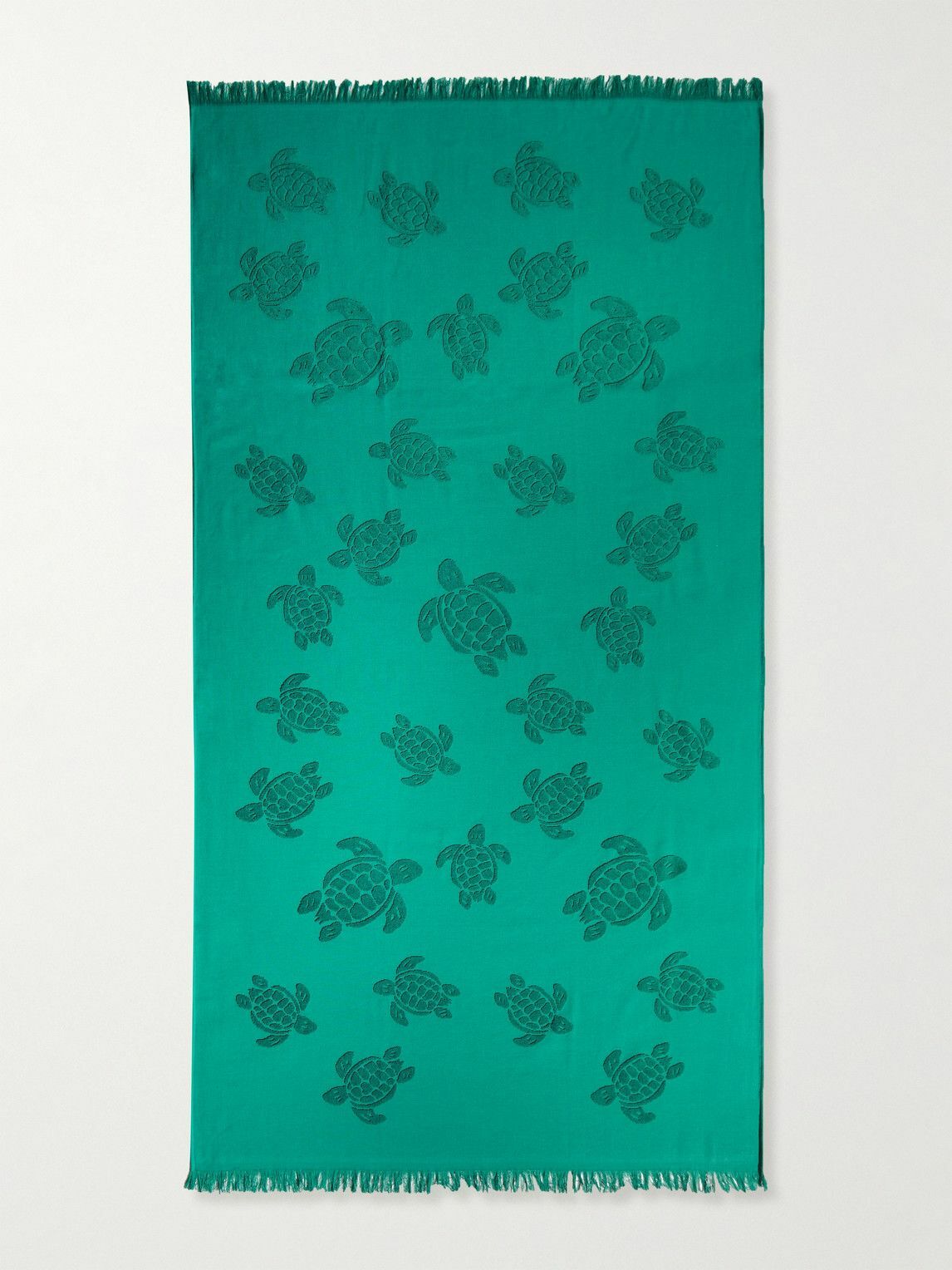 Vilebrequin - Santah Logo-Jacquard Cotton-Terry Towel Vilebrequin