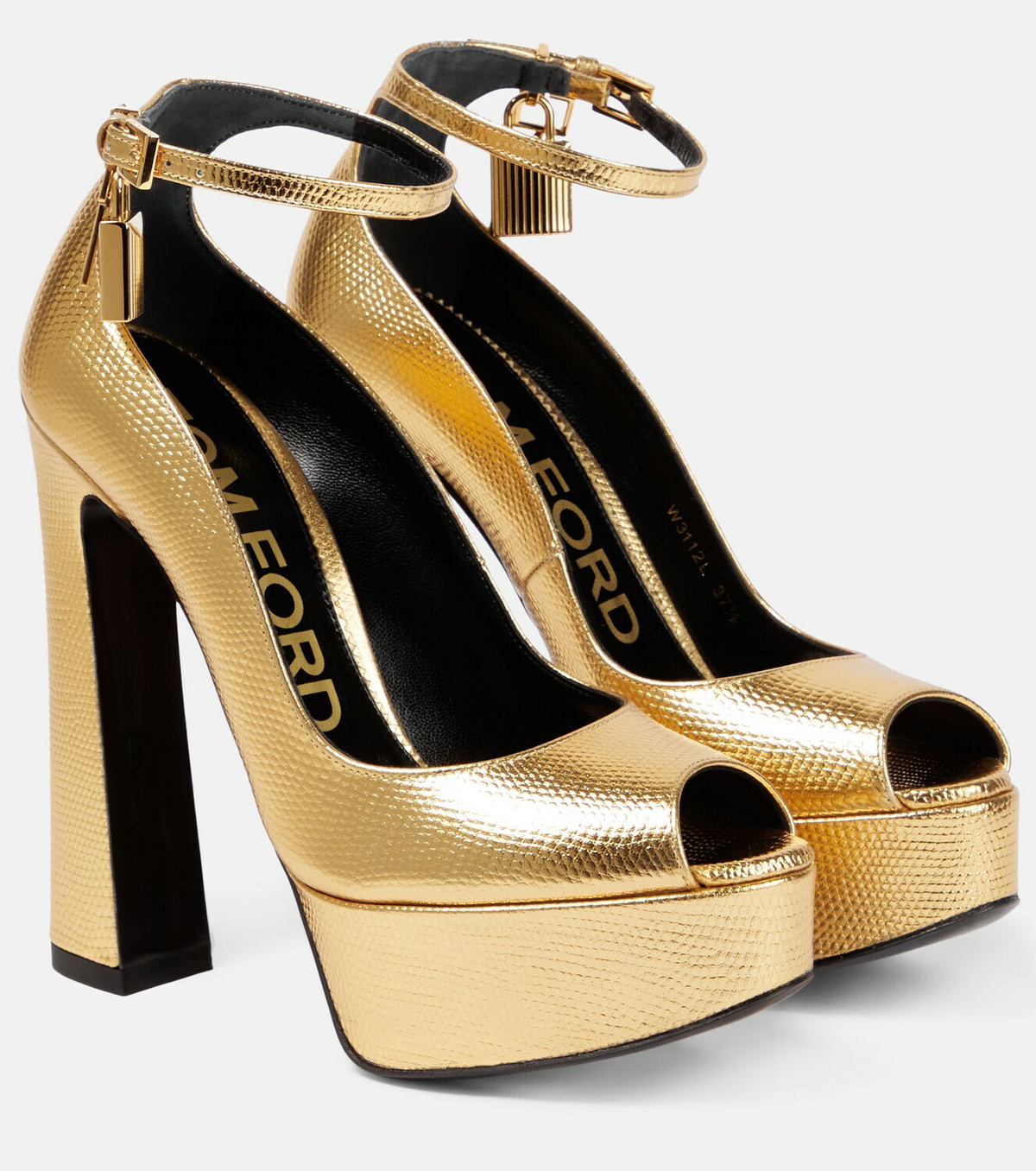 Tom Ford - Padlock leather sandals TOM FORD