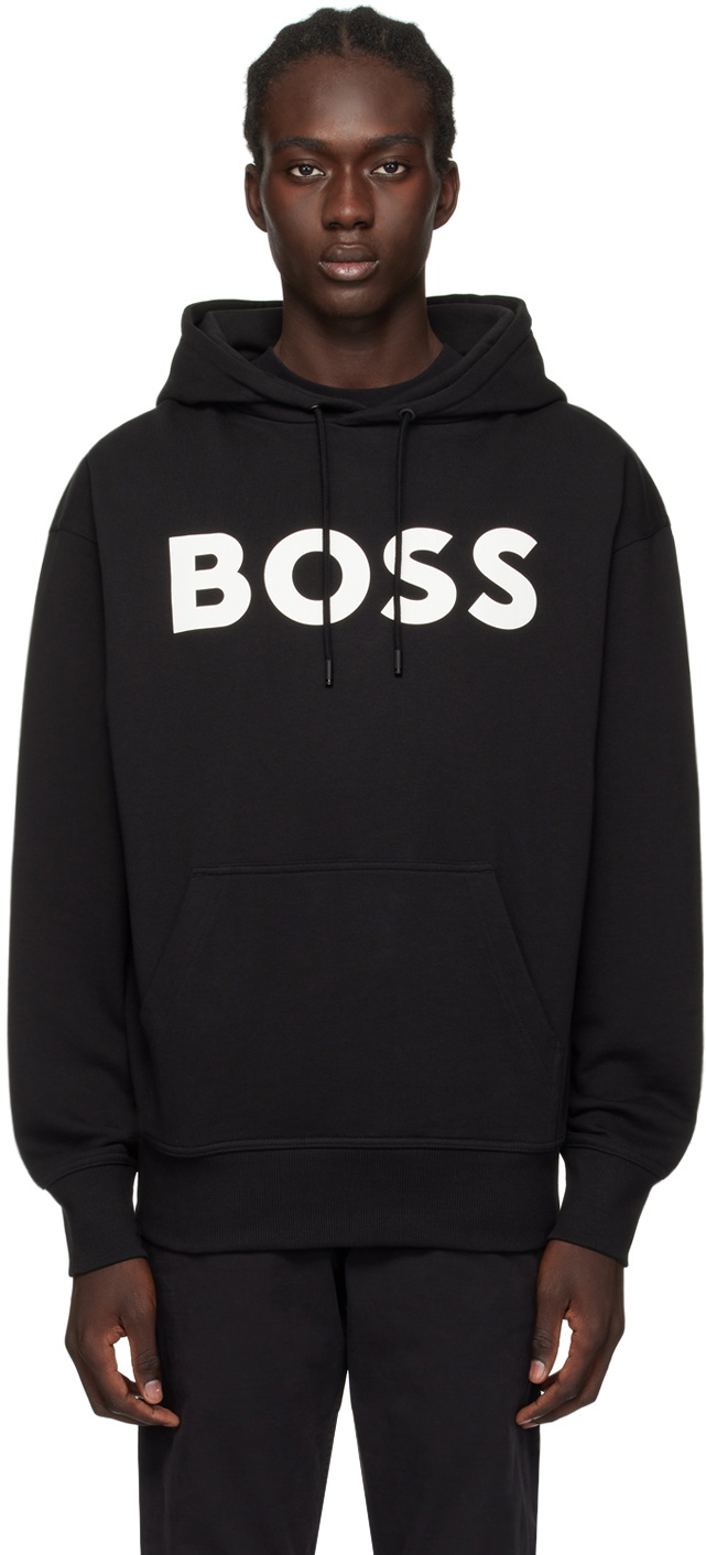 BOSS Black Bonded Hoodie BOSS