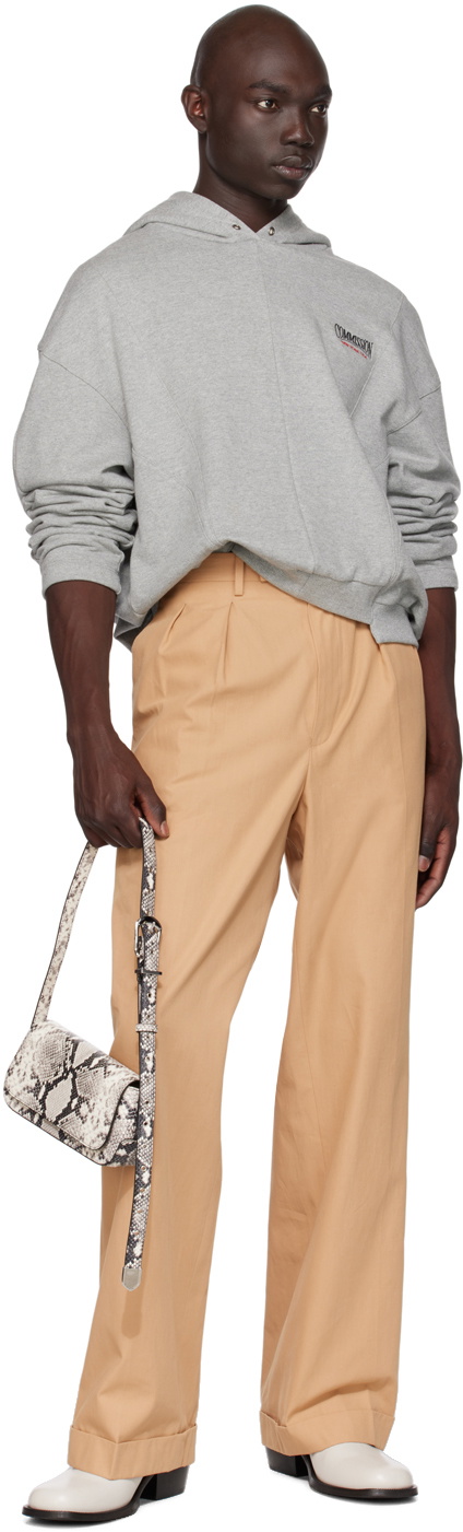 Commission Gray Paneled Hoodie Commission