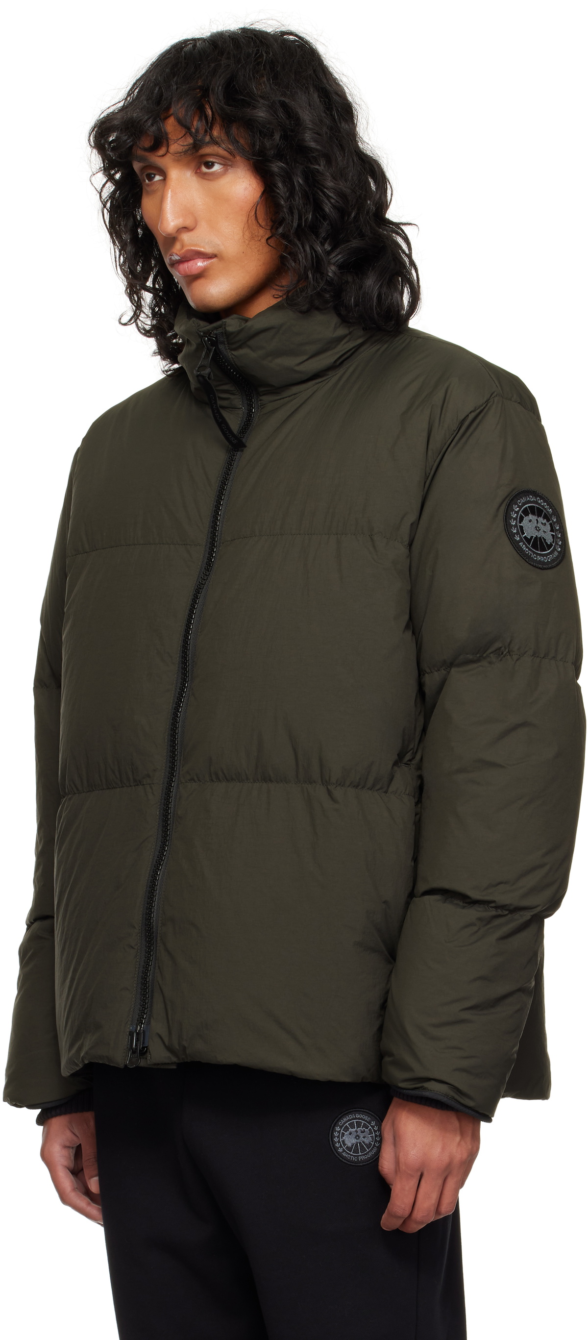 Canada Goose Gray 'Black Label' Lawrence Puffer Down Jacket Canada Goose