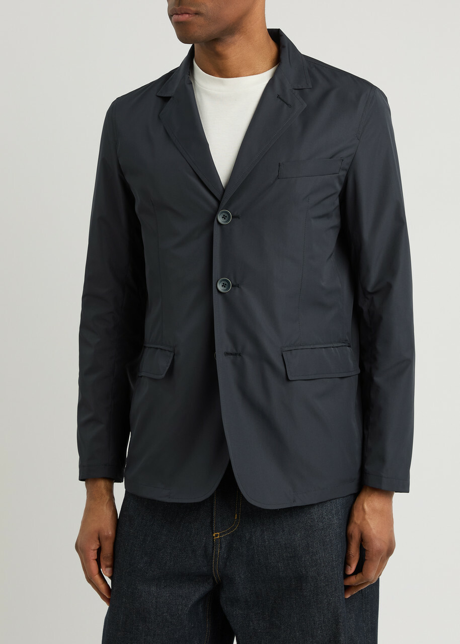 Herno Byron Shell Blazer Navy Herno