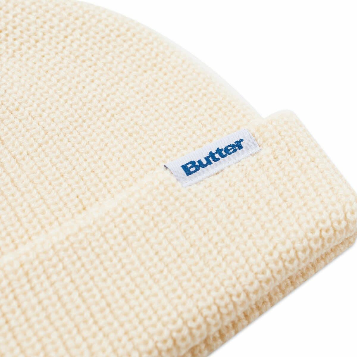 Butter Goods Men's Wharfie Beanie in Bone Butter Goods