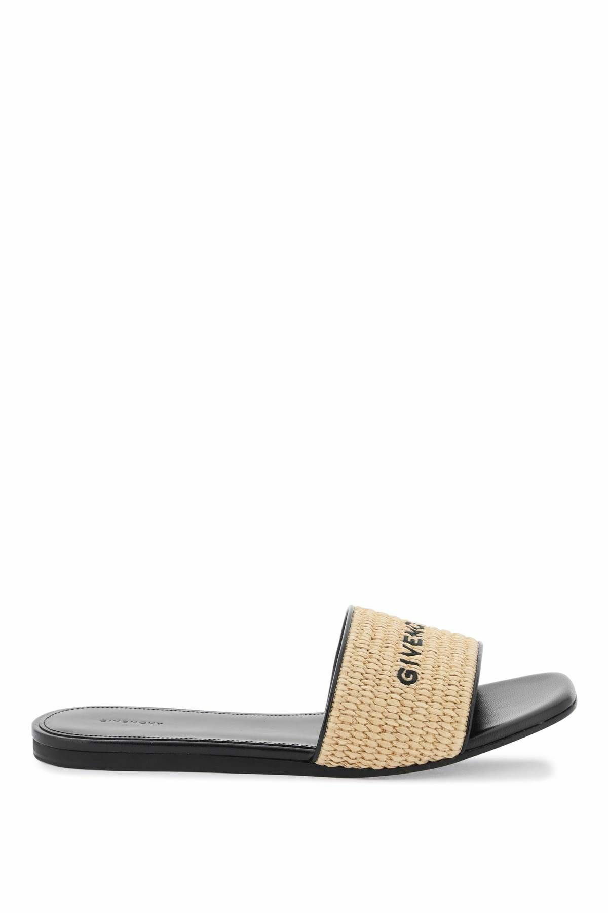 GIVENCHY raffia slides Beige Givenchy