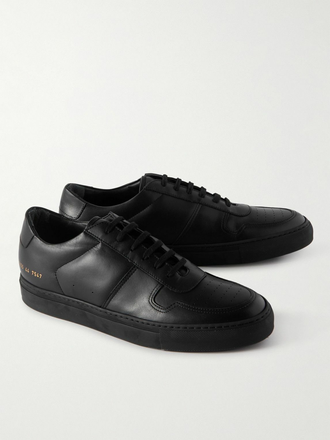 Common Projects - BBall Leather Sneakers - Black Common Projects