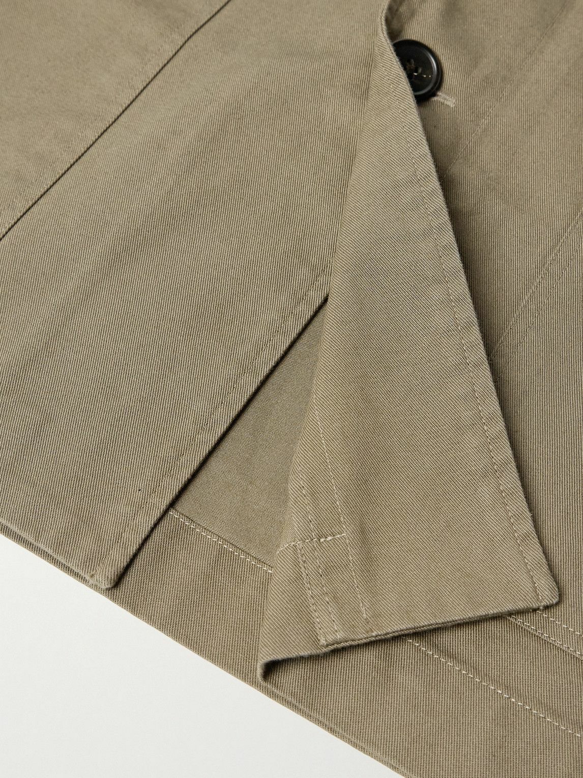 Officine Générale - Uriel Cotton-Twill Overshirt - Brown Officine Generale