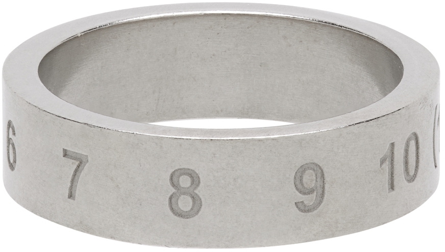 Maison Margiela Silver Numbers Ring Maison Margiela
