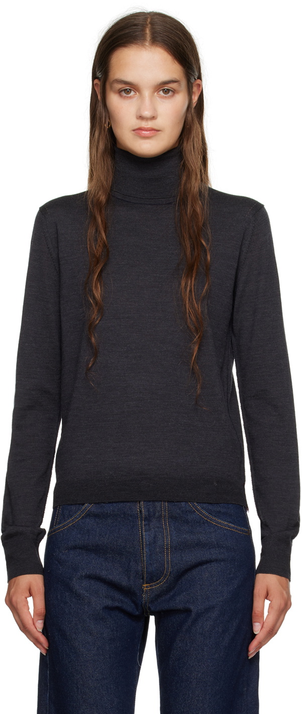 Maison Margiela Gray Loose Thread Sweater Maison Margiela