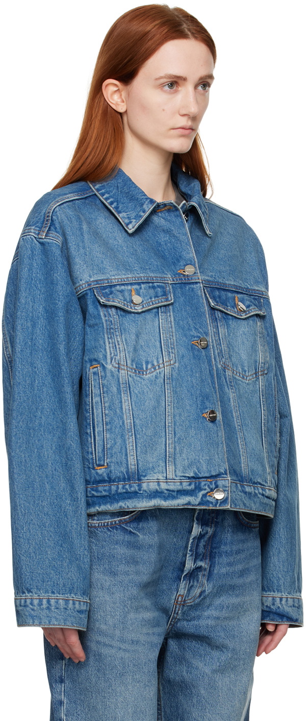 ANINE BING Blue Rhy Denim Jacket ANINE BING