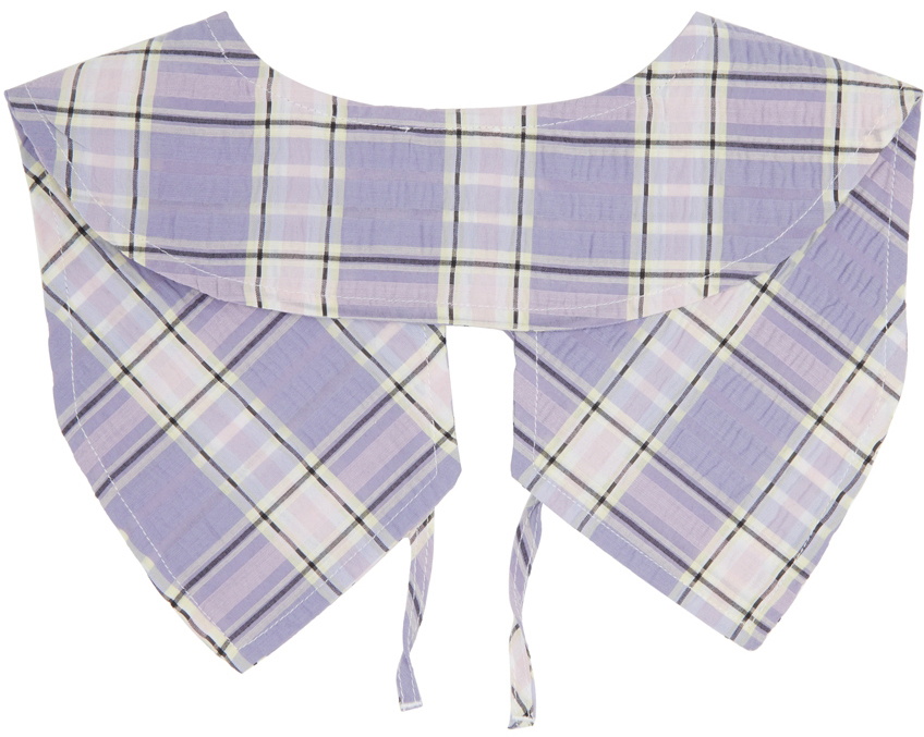 GANNI Purple Detached Collar GANNI